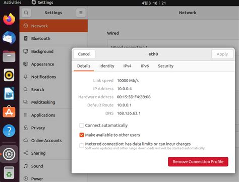 01 5 윈도우11 Hyper V 우분투ubuntu 리눅스 설치 3 네트워크 설정 우분투 리눅스 록키 리눅스 기초