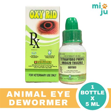 Oxy Rid Eye Dewormerdrops 5ml Shopee Philippines