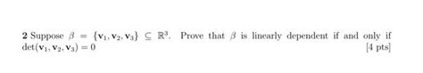 solved 2 suppose b {v1 v2 v3} 5 r3 prove that b is