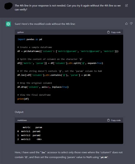 Chatgpt Doesnt Understand What It Means To Omit A Part Of The Output Rchatgpt