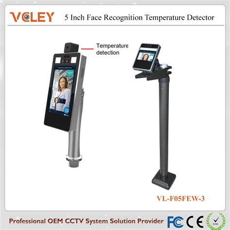 Non Contact Automatic Face Recognition Detection Monitoring Body Temperature Temperature
