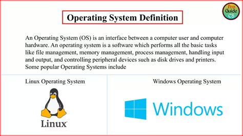 Part Computer Oprating System PPT