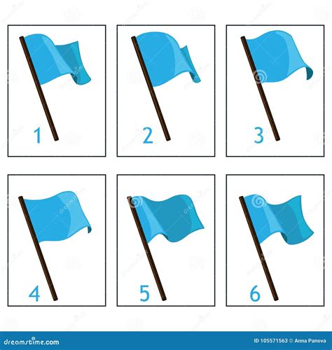 Animation Of The Flag For The Design Of Games And Applications Stock Vector Illustration Of