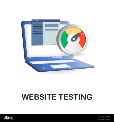 Website Testing Icon 3d Illustration From Web Development Collection Creative Website Testing