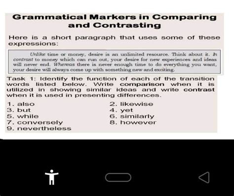 Grammatical Markers In Comparing And StudyX