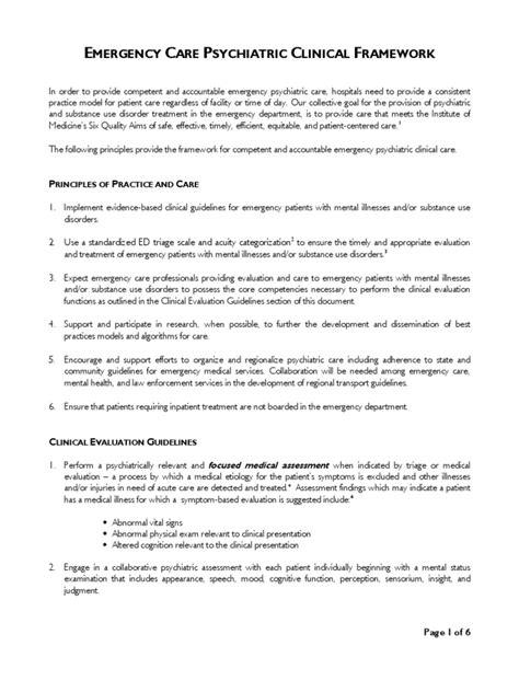 Pdf Clinical Framework Dokumentips
