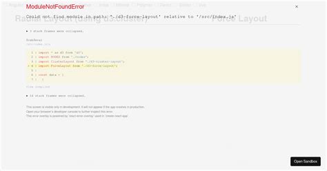 D3 Network Graph Codesandbox