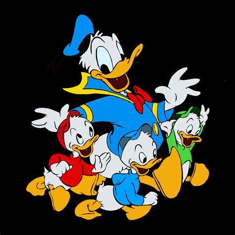 Huey Dewey Louie And Uncle Donald Png Etsy