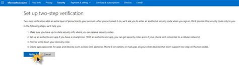 How To Enable 2 Step Verification In Microsoft Account