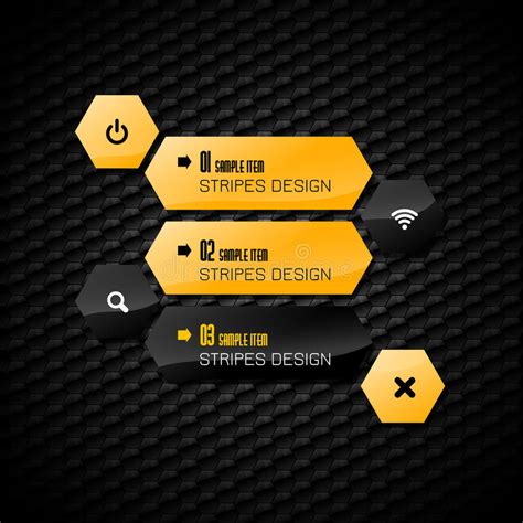 Hexagonal Layout Stock Vector Illustration Of Elegance 54511866