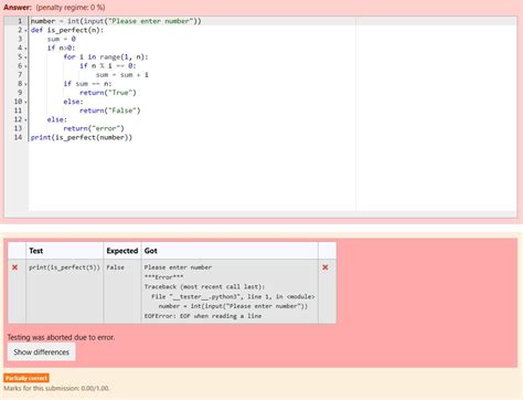 Coderunner Error During Check Cases