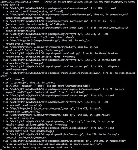 Socket Has Not Been Accepted So Cannot Send Over It · Issue 3532