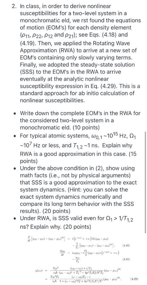 2 In Class In Order To Derive Nonlinear