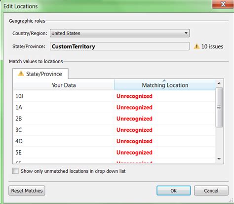 Working With Custom Territories On A Map In Tableau 100