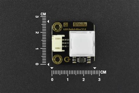 gravity led schakelaar blauw opencircuit