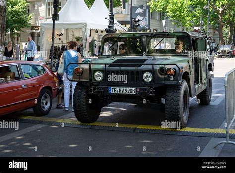 Berlin June 18 2022 Military Light Utility Vehicle Humvee Classic