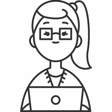 Developer Programmer Coder Software Computing Icon Download On