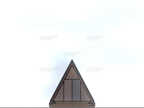 Дом А Frame 7x4 «АФ 5 под ключ фото планировка Доставка и сборка в Москве Санкт Петербурге