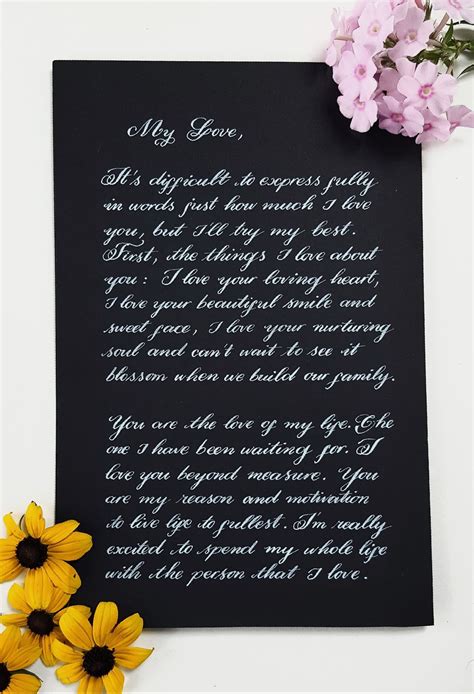 Send A Personalized Handwritten Letter For Your Loved One Valentines Day Poems Wedding Vows