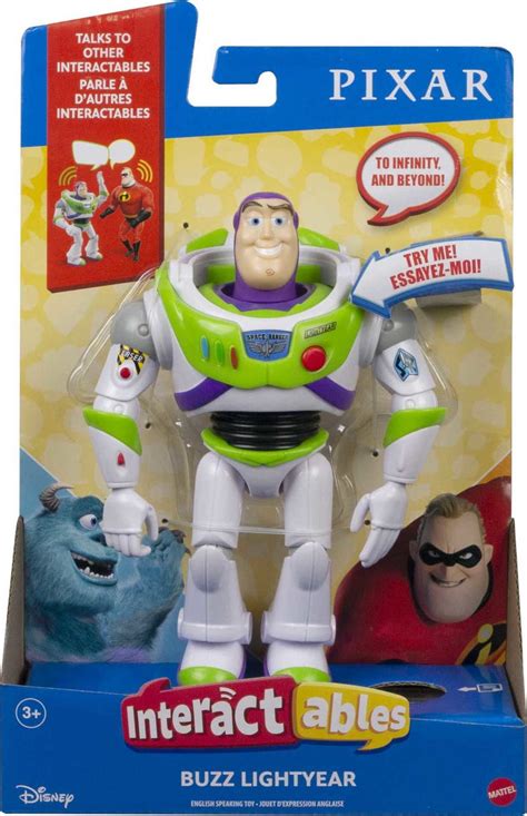 Disney Pixar Interactables Buzz Lightyear Talking Action Figure