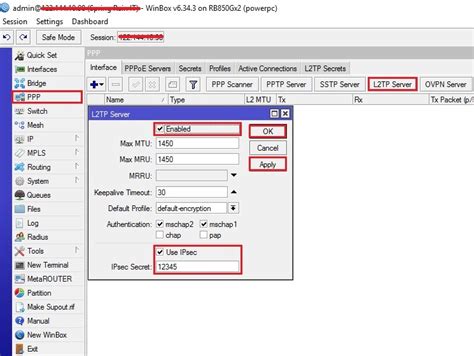 Life Is Routing Mikrotik L2tp Server Configuration With Ipsec