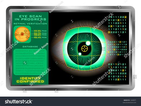 Biometric Retina Scan Over 1810 Royalty Free Licensable Stock