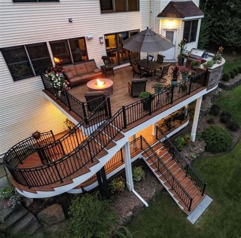66 Double Deck Ideas Deck Design Decks Backyard Building A Deck