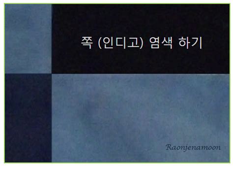 쪽 인디고 분말으로 손수건 염색하는 이야기라온 염색 이야기2012 08 30 181709