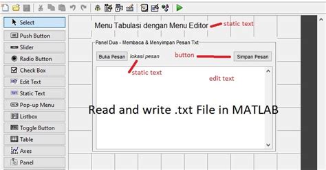 Membaca Dan Menyimpan File Txt Dengan Matlab Ketutrare