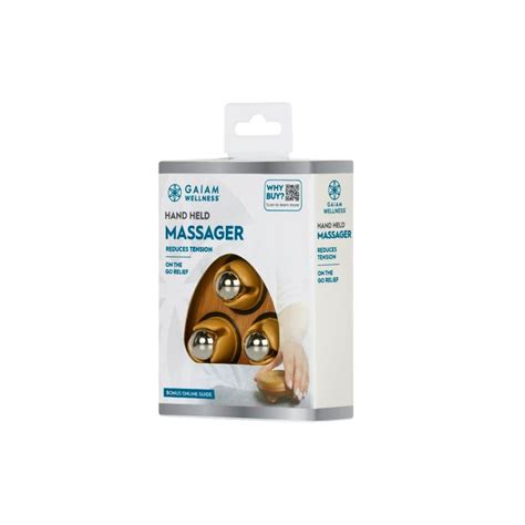 Gaiam Wellness Hand Held Massager Tbox