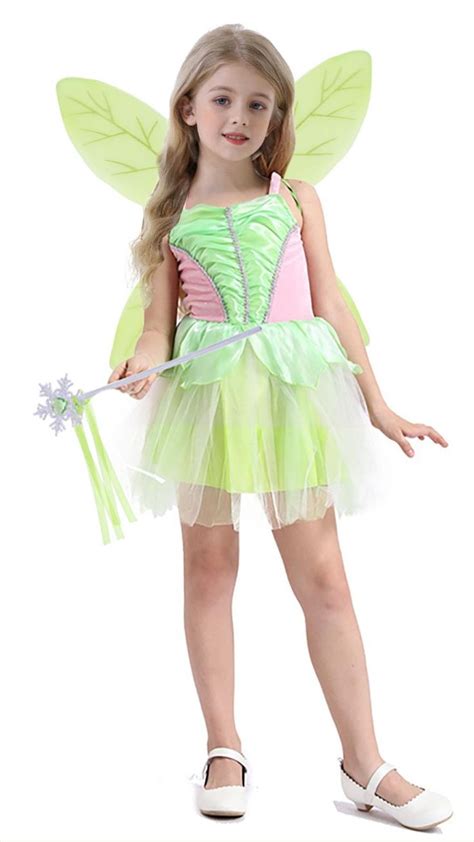 Tinkerbell Cosplay Costume With Wing