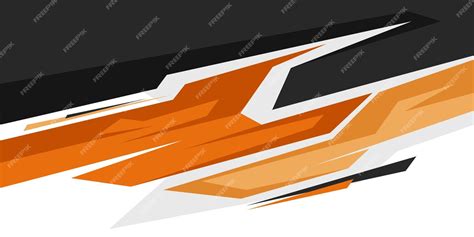 Premium Vector Vector Decal Background For Racing Car Wraps Modern
