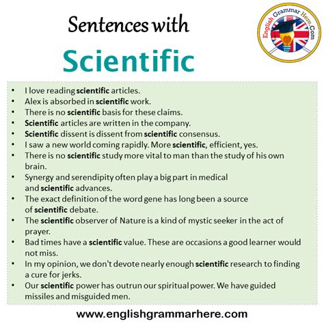 Sentences With Scientific Scientific In A Sentence In English Sentences For Scientific