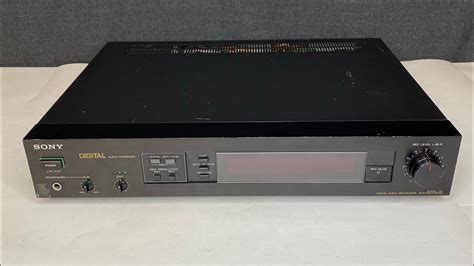 Sony PCM 601ESD Digital Audio Processor Encoder Decoder YouTube