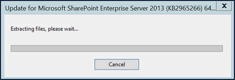 Patching A Sharepoint 2013 Farm Step By Step Installation Guide Vigneshs Sharepoint Thoughts