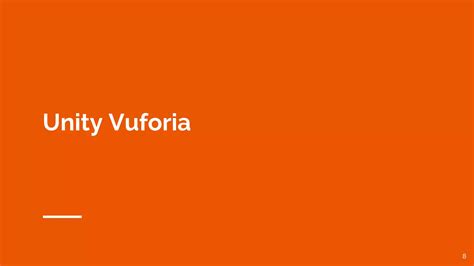 Introduction To Unity And Vuforia For Augmented Reality And Image Tracking Ppt
