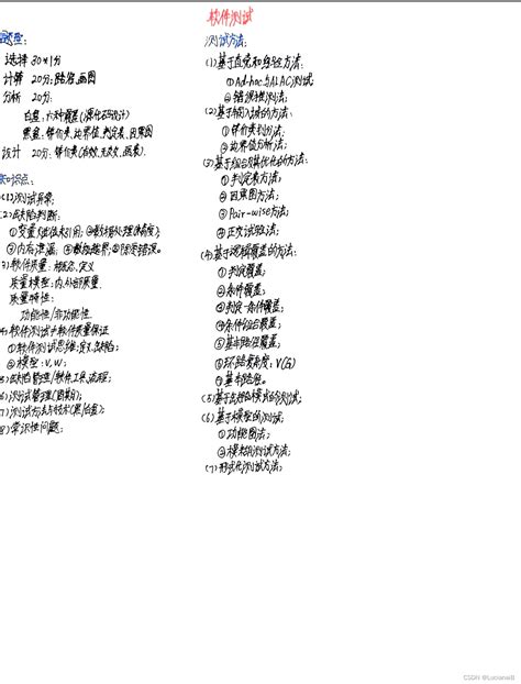 软件测试笔记 Csdn博客