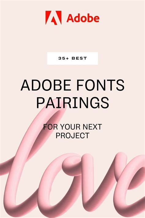 35 Best Adobe Fonts Pairings For Your Next Project Font Pairing Typography Fonts Best Free