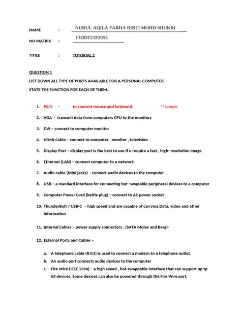 Tutorial 2 Pdf Tutorial 2 Pdf