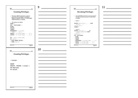 Database Security Handout Ppt