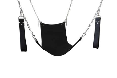 Tied Tight Leather Sex Sling Chain Kit Sex Swing