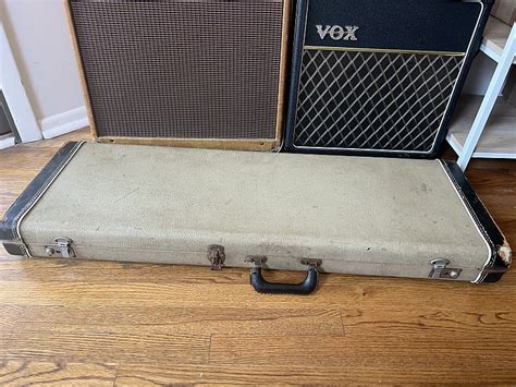 Fender Stratocaster Telecaster Case 1963 Blonde Reverb