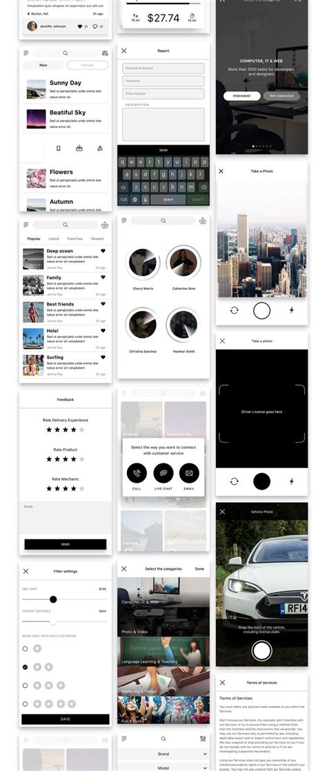 Ui8 — Products — Hello Ui Kit Mod 2 Ui Kit Mobile App Design