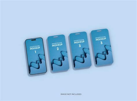 Phone 14 Pro 모형 및 일부 분리된 화면 플로팅 Ui Ux 앱 개념 3d 렌더링 프리미엄 Psd 파일