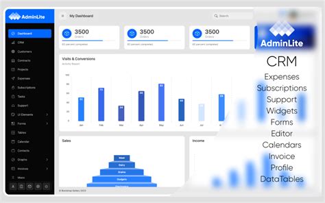 Adminlite Bootstrap 5 Admin Template Templatemonster