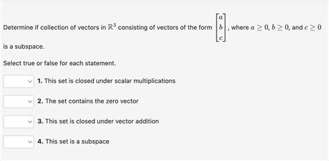 Solved Determine If Collection Of Vectors In R Consisting Chegg