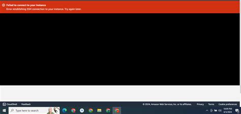 failed to connect to your instance aws re post