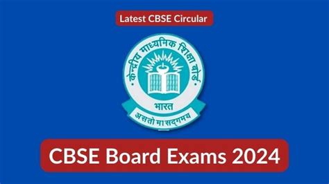 Cbse Date Sheet 2024 Latest Update On Cbse Board Class 10th 12th Time Table