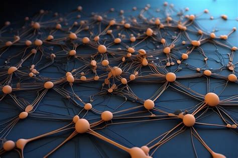 Premium Photo Artistic Background Made Of Complex Network Texture And Industrial Design