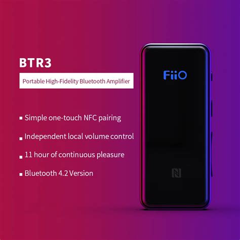 Hot Offer Fiio Btr3 Bluetooth Receiver 4 2 Aptxll Wireless Bluetooth Audio Receiver 3 5mm Car